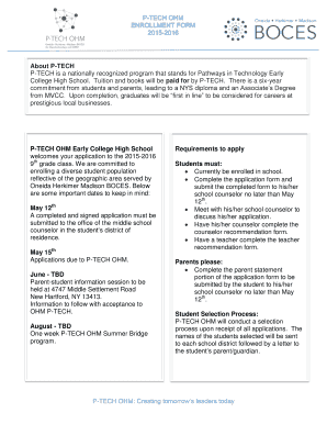Ptech Ohm - Fill Online, Printable, Fillable, Blank | pdfFiller