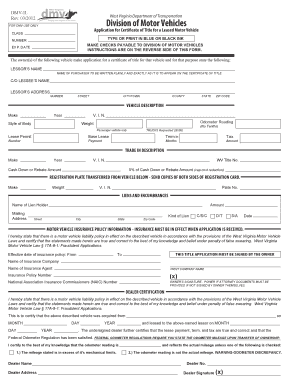 DMV-1L - West Virginia Department Of Transportation - Transportation Wv ...