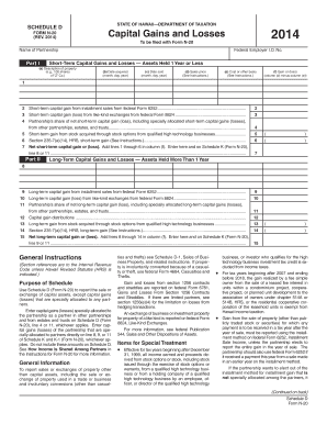Fillable Online Clear Form SCHEDULE D FORM N-20 (REV Fax Email Print ...