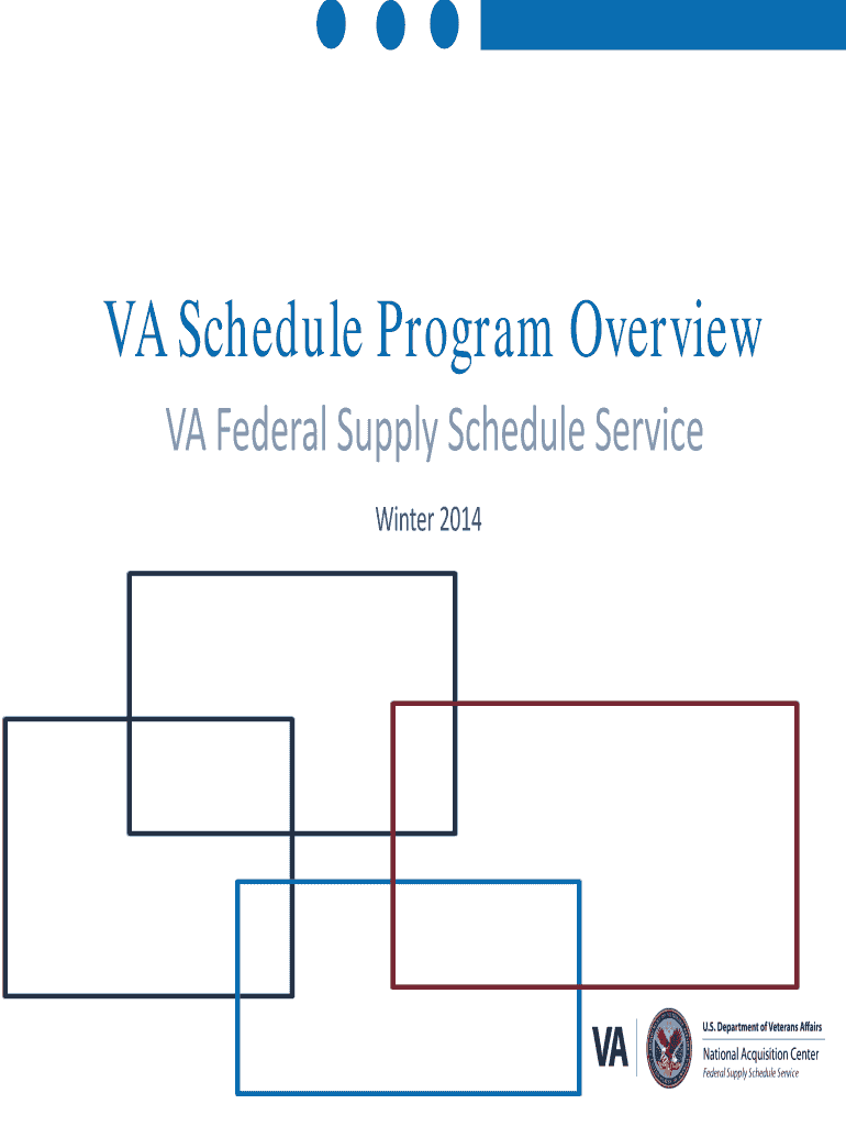 Fillable Online VA Schedule Program Overview Fax Email Print - pdfFiller