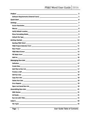Fillable Online wsdot wa PSE Word User Guide PSE Word User Guide ...