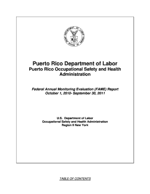 Fillable Online osha Puerto Rico Department of Labor Fax Email Print ...