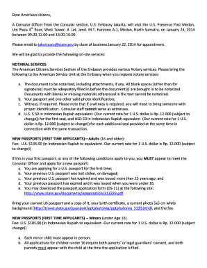 Fillable Online photos state Dear American citizens A Consular Officer ...