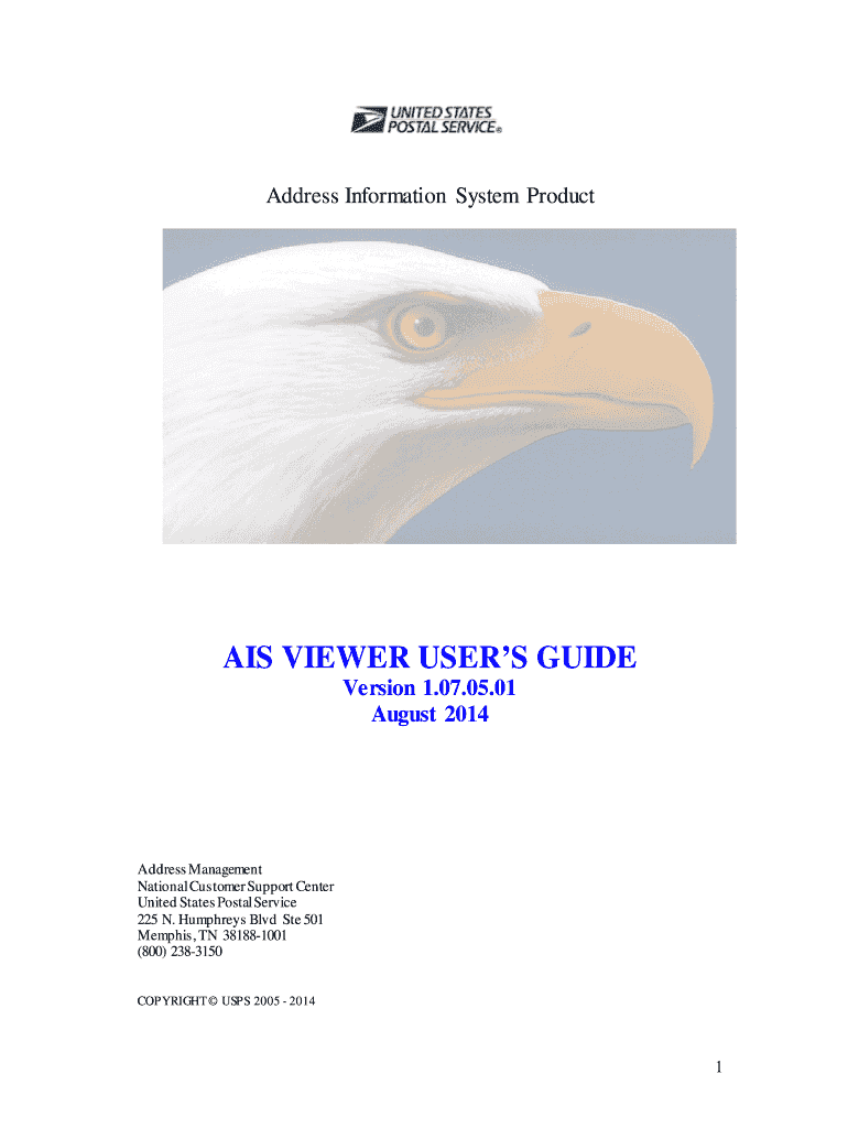 Fillable Online ribbs usps AIS VIEWER USERS GUIDE FOR CD-ROM AIS VIEWER ...