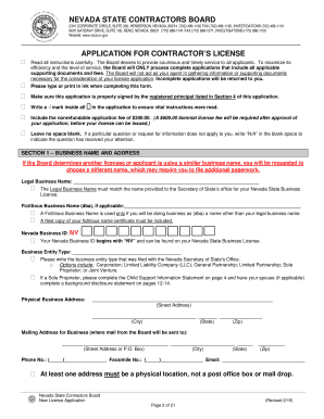 Fillable Online nscb nv **MUST READ** PRIOR TO FILLING OUT LICENSING ...