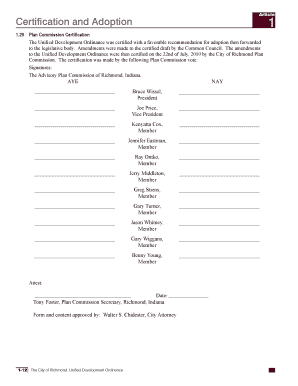 Fillable Online Certification and Adoption Fax Email Print - pdfFiller