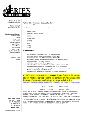 Fillable Online ALL BIDS must be submitted in Google Forms (email and ...