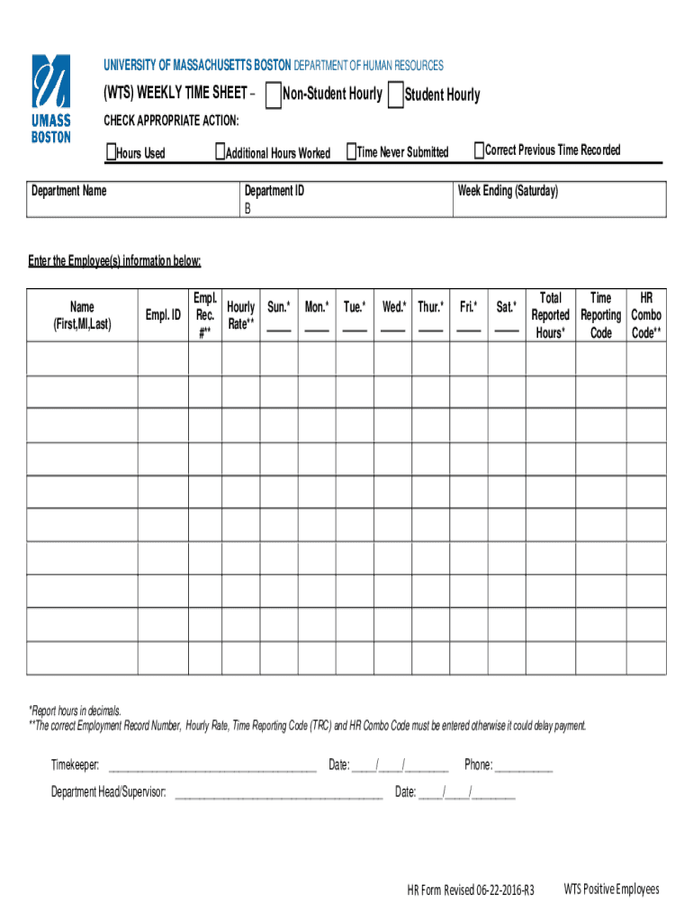 Fillable Online hr umb To the Attention of Bi-Weekly Paid Employees and ... Fax Email Print ...