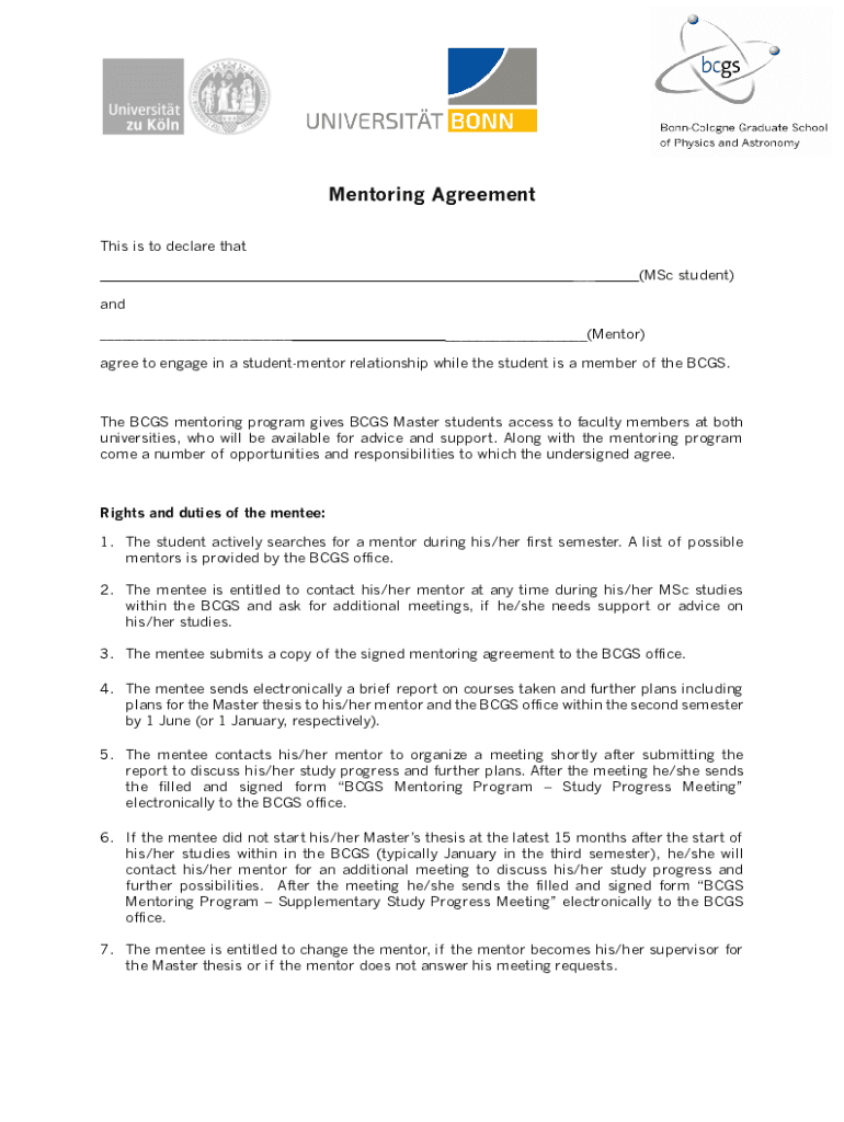 Fillable Online The Genesis Mentoring Program works ... Fax Email Print - pdfFiller