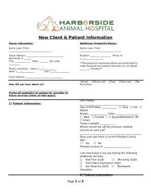 A Step by Step Guide to Onboarding New Clients Doc Template | pdfFiller