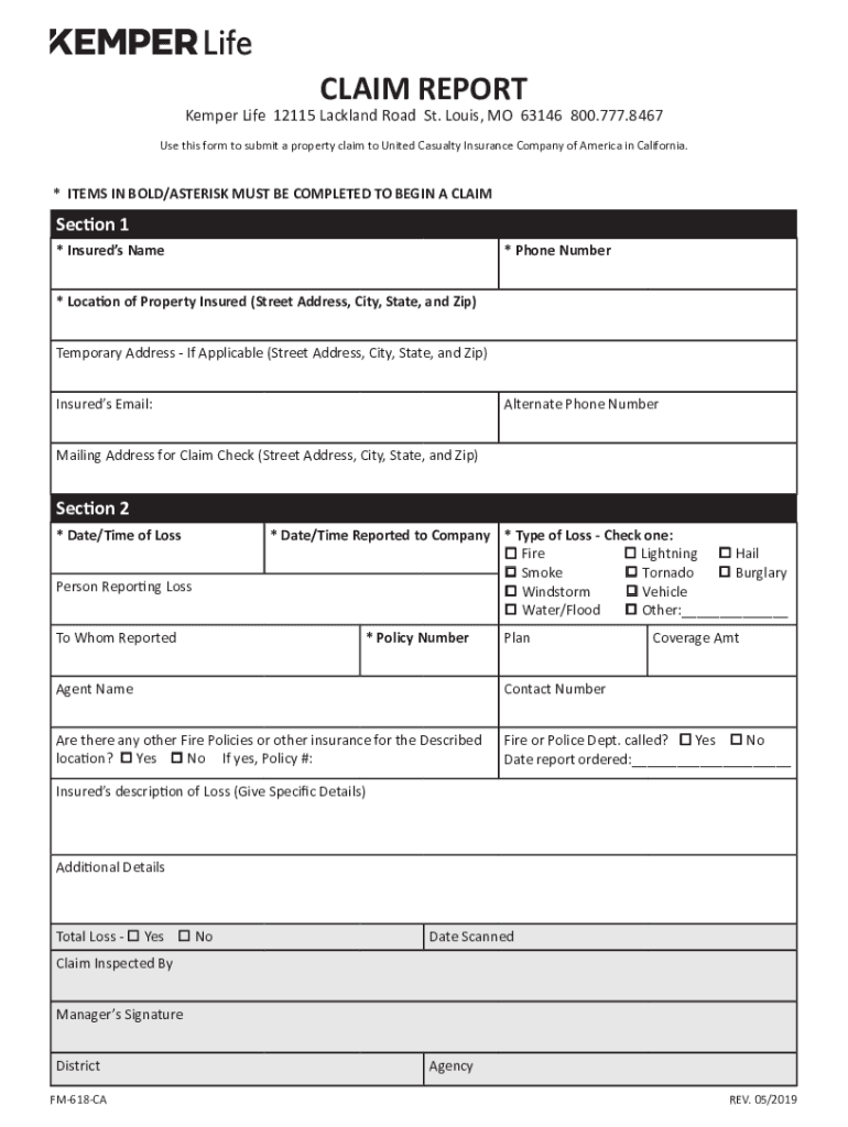 Fillable Online File or track a FarmersInsurance claim Fax Email Print ...