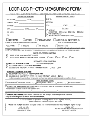 Fillable Online loop-loc-measuring-form.pdf Fax Email Print - pdfFiller