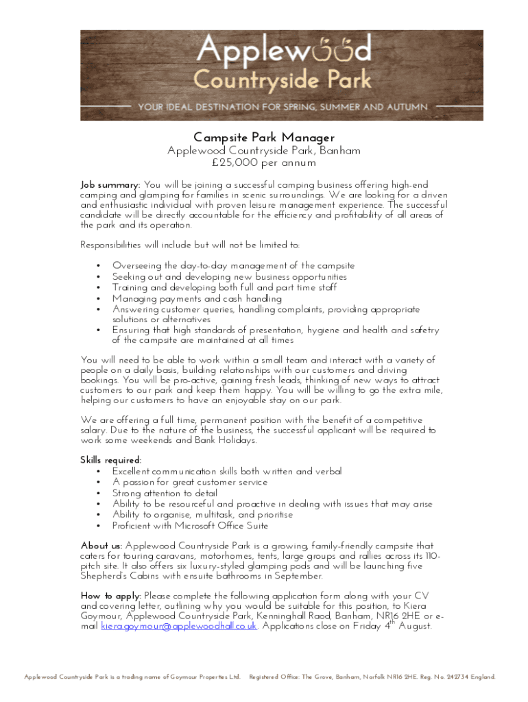 Fillable Online Glamping, Camping, & Making $2.5 M/Year with One RV ...