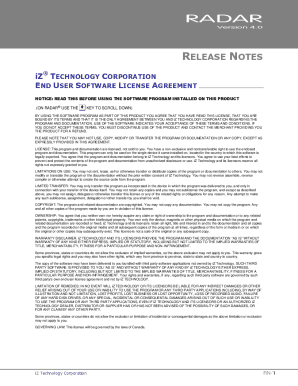 Fillable Online RADAR 4.0 Release Notes - Rev0.doc Fax Email Print ...