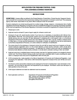 Fillable Online Illinois Application Firearm Form Fax Email Print - pdfFiller