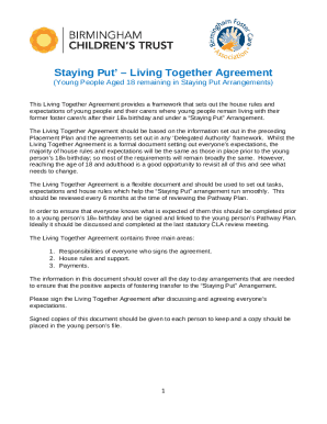 Staying Put Living Together AgreementAchieving Economic ... Doc ...