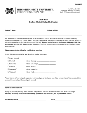 Fillable Online We are unable to continue processing your 2018-2019 ...