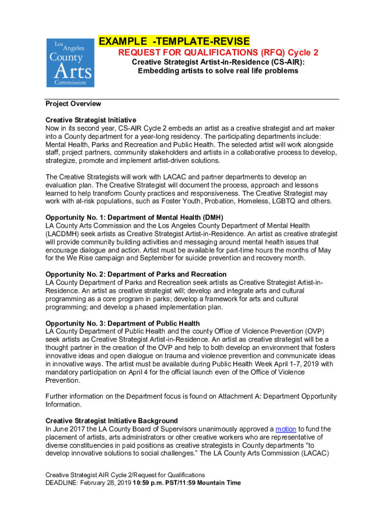 Fillable Online EXAMPLE -TEMPLATE-REVISE Fax Email Print - pdfFiller