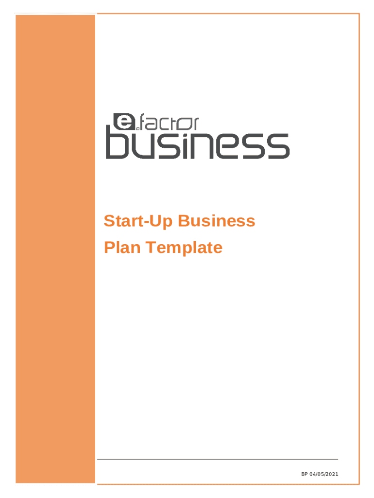 How to Write a Business Plan: A Step-by-Step Guide Doc Template | pdfFiller