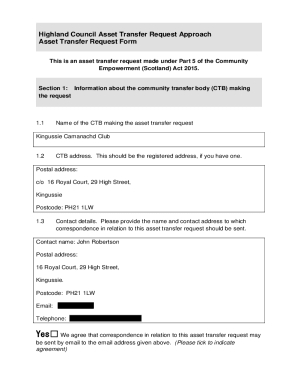 Fillable Online Asset Transfer Request Form - GURCA ... Fax Email Print ...