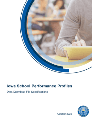 Fillable Online Iowa School Performance Profiles Fact Sheet Fax Email ...