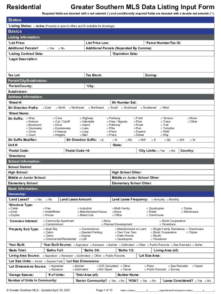 Fillable Online What do the different listing statuses mean? Fax Email ...