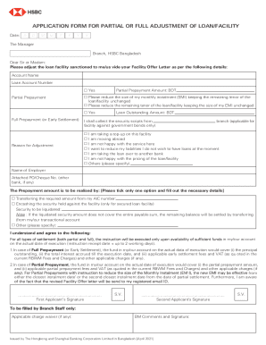Fillable Online 97 APPLICATION FORM FOR PARTIAL OR FULL ADJUSTMENT OF ...
