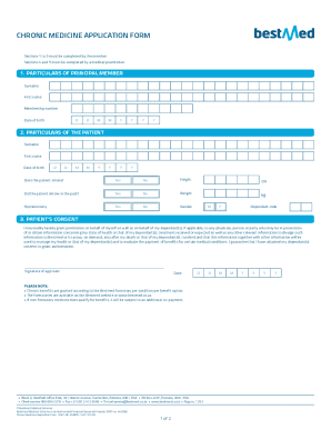 Fillable Online Chronic Medicine Application Form BMF-1401 V12.00.indd ...