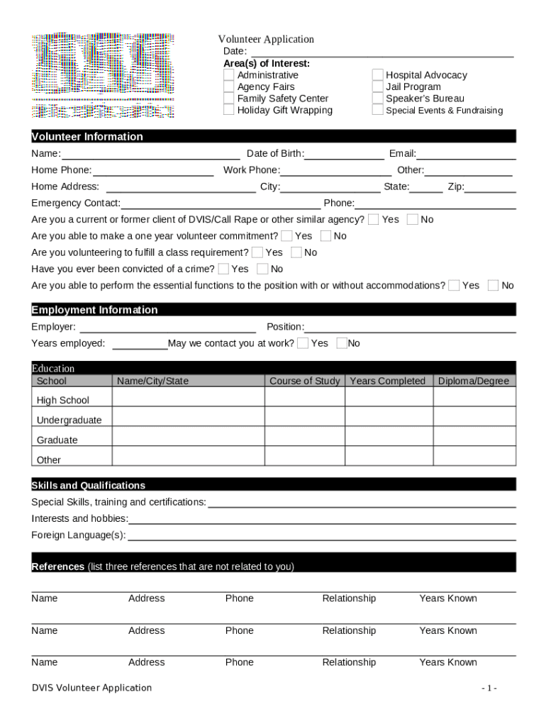 Volunteer Program - St. Jude Medical Center Doc Template | pdfFiller