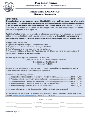 Fillable Online APPLICATION PACKET- Retail Food Facility REMODEL ...