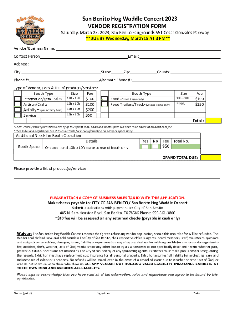 Fillable Online Hog Waddle marks unique event in San Benito history Fax ...