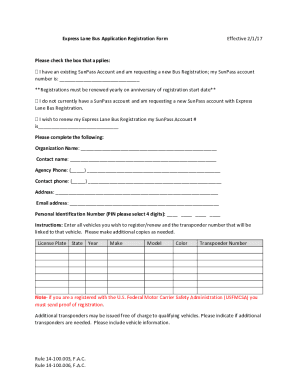 Fillable Online Rule 14-100.003, F.A.C. Rule 14-100.006, F.A.C. Express ...