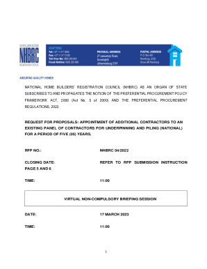 Fillable Online NHBRC Definition: 116 Samples Fax Email Print - pdfFiller