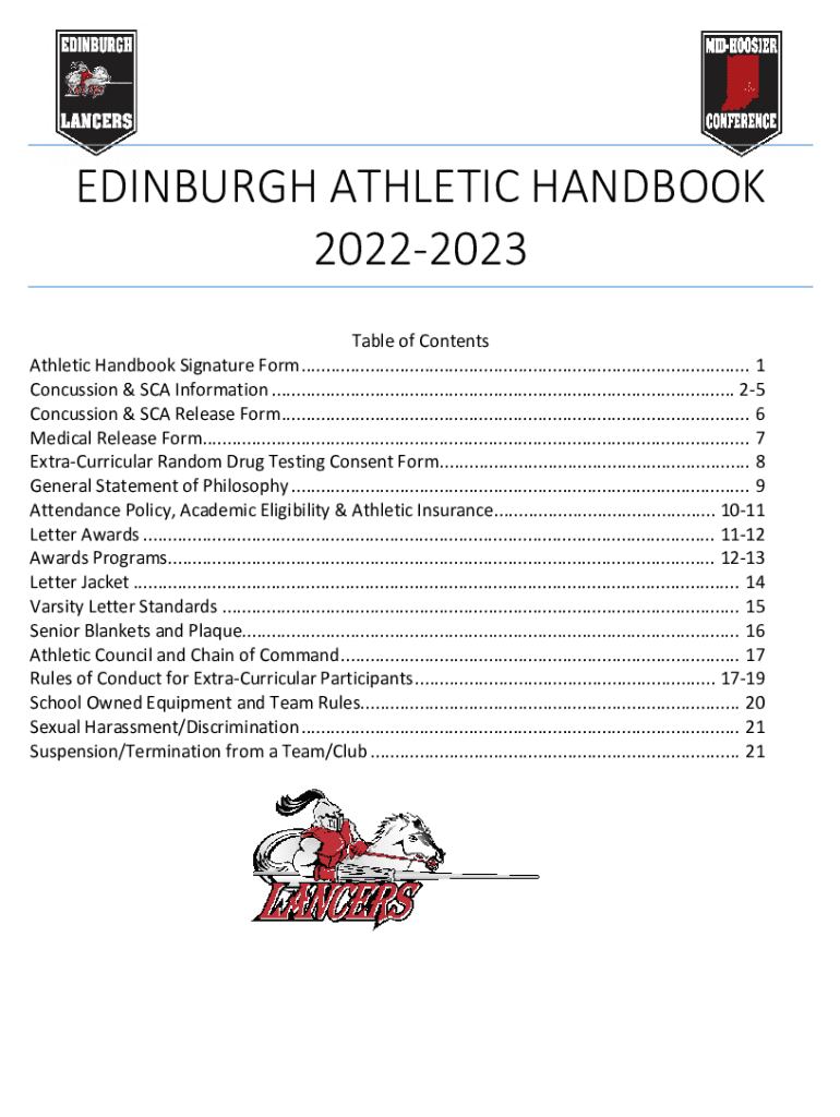 Fillable Online Athletic Forms and Documents Fax Email Print - pdfFiller
