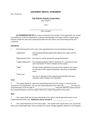Fillable Online Non-exclusive Aircraft Lease Agreement dated as of ... Fax Email Print - pdfFiller