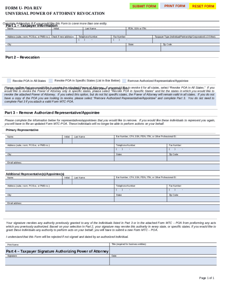 2022 3520-RVK Power of Attorney Declaration ... Doc Template | pdfFiller