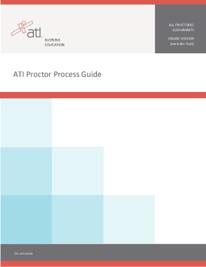 Fillable Online ATI Proctor Pcess Guide (ATIs secure browser). All ...