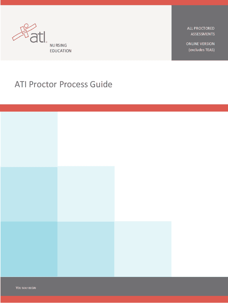 Fillable Online ATI Proctor Pcess Guide (ATIs secure browser). All ...