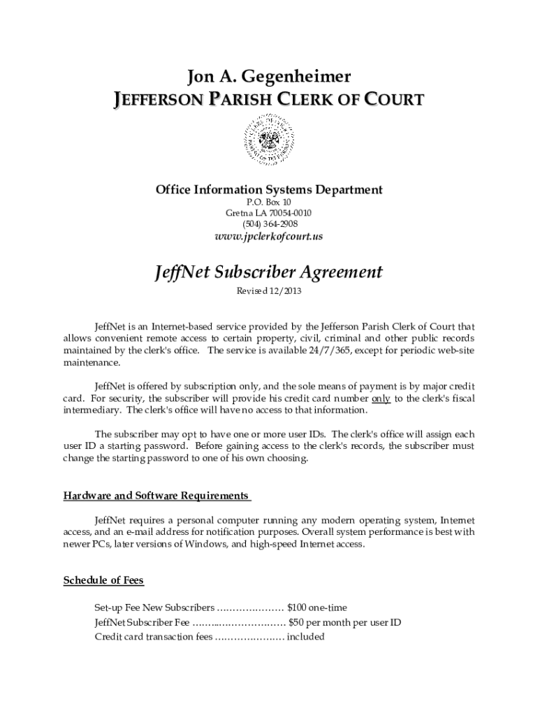 Fillable Online JEFFNET-APPLICATION-FORM.doc Fax Email Print - pdfFiller