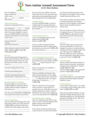 Fillable Online Getting Kids with Autism to Talk or Talk More Fax Email ...