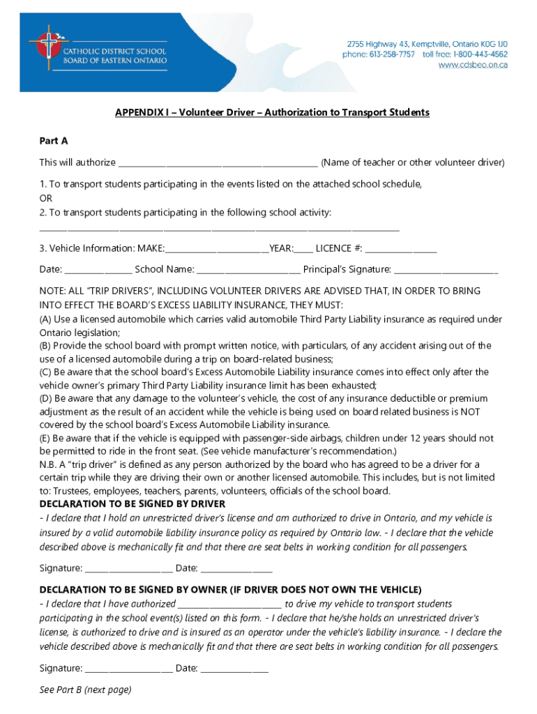 Fillable Online form-553-1-volunteer-driver-authorization-to-transport ...
