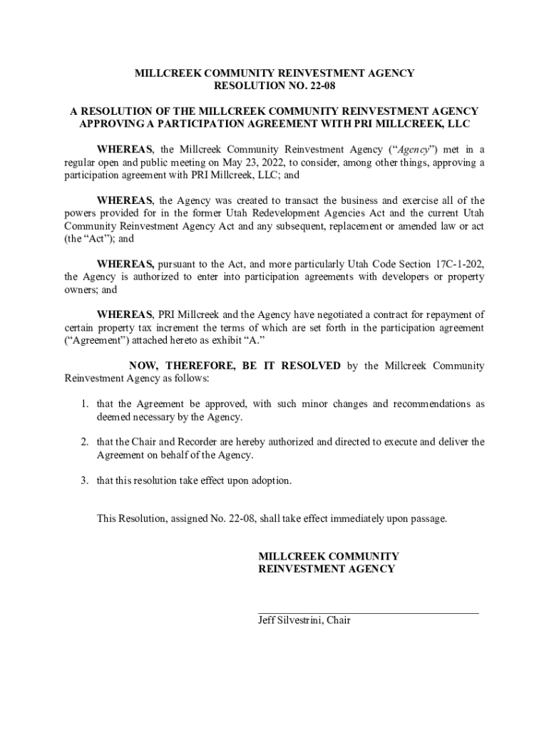 Fillable Online Patriot Station Community Reinvestment Project Area ...