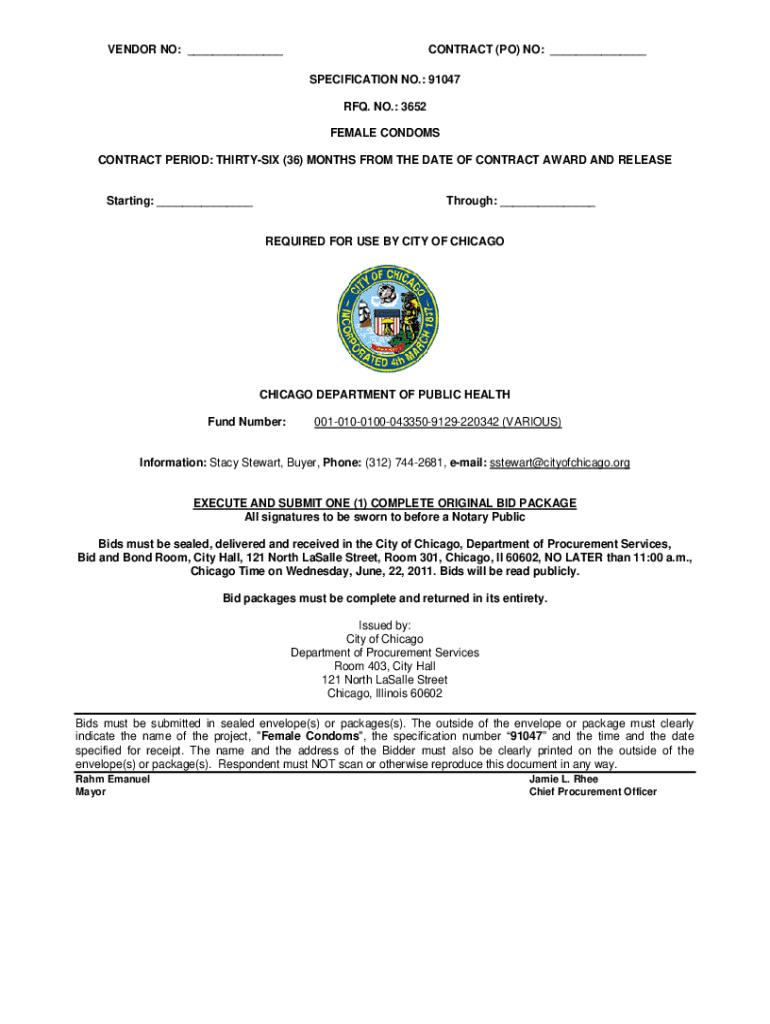Fillable Online Section VI: Bid and Returnable forms - UNFPA Botswana Fax Email Print - pdfFiller