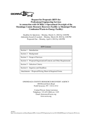 Fillable Online Tetra Tech SOQ Template Fax Email Print - pdfFiller