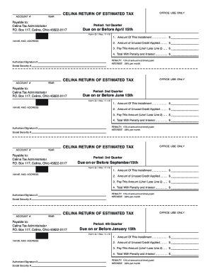 Fillable Online Income Tax Return Vouchers.cdr - City of Celina, Ohio ...