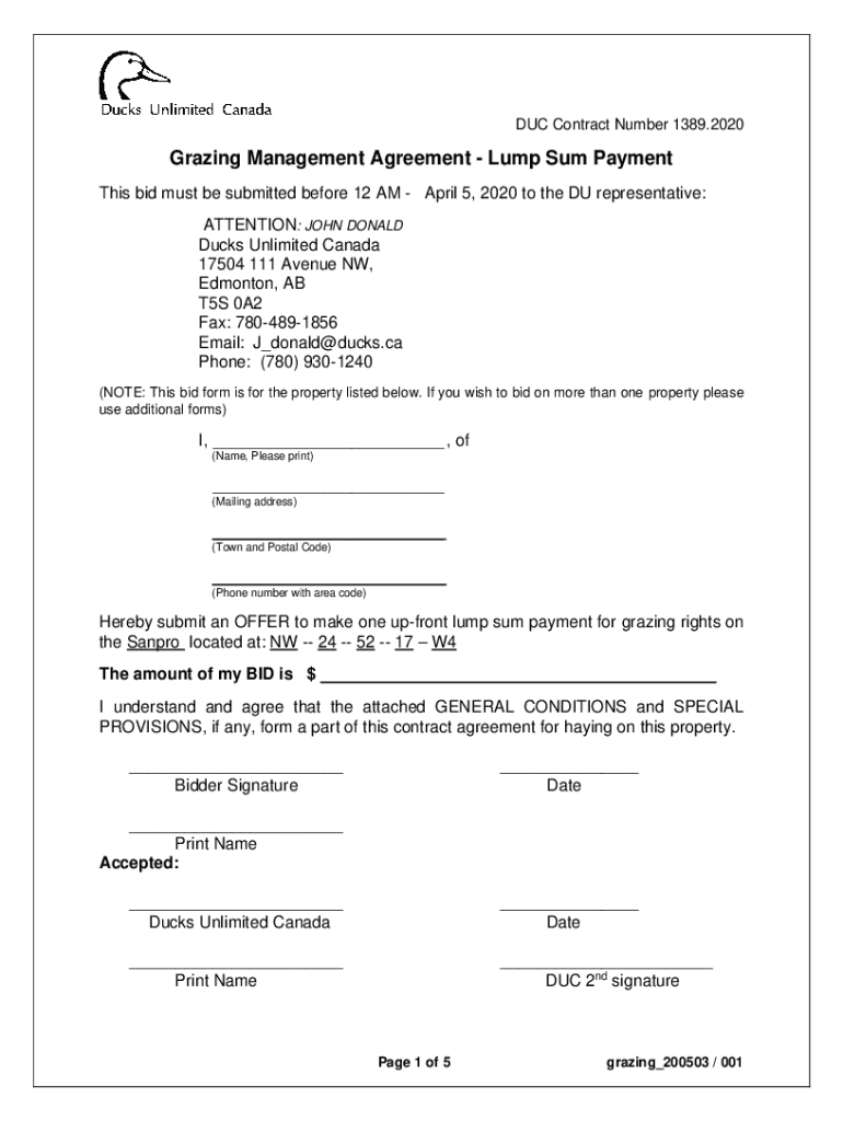 Fillable Online DUC Contract Number 1389 Fax Email Print - pdfFiller