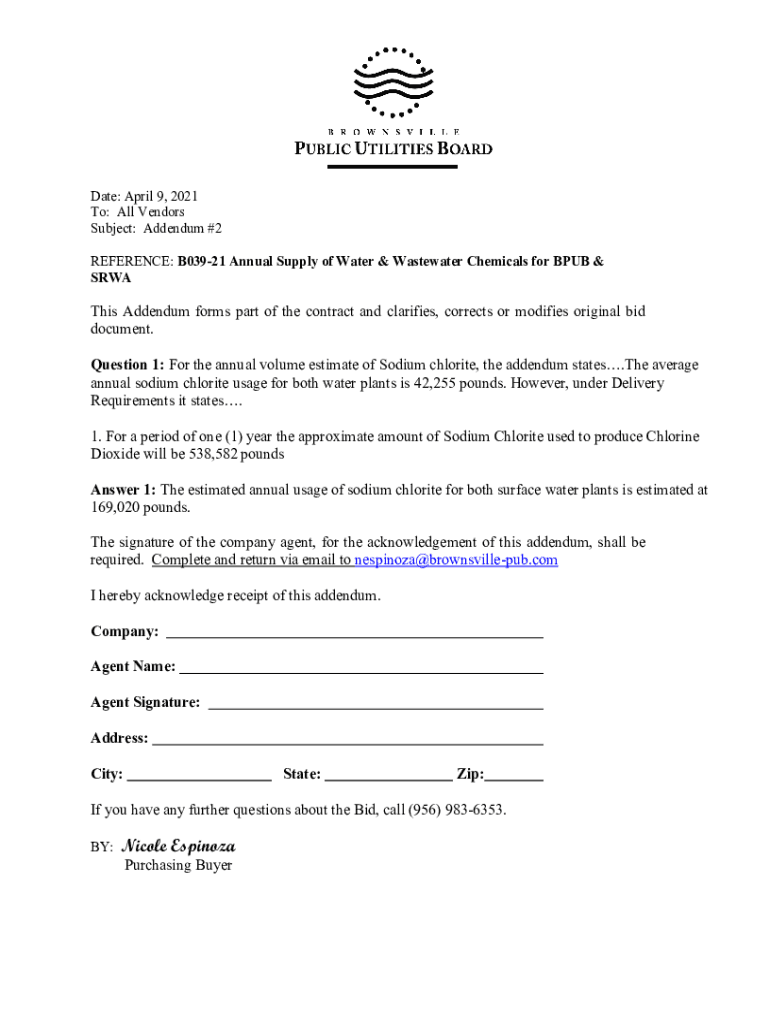 Fillable Online Addendum #7 to the Request for Qualifications for ...