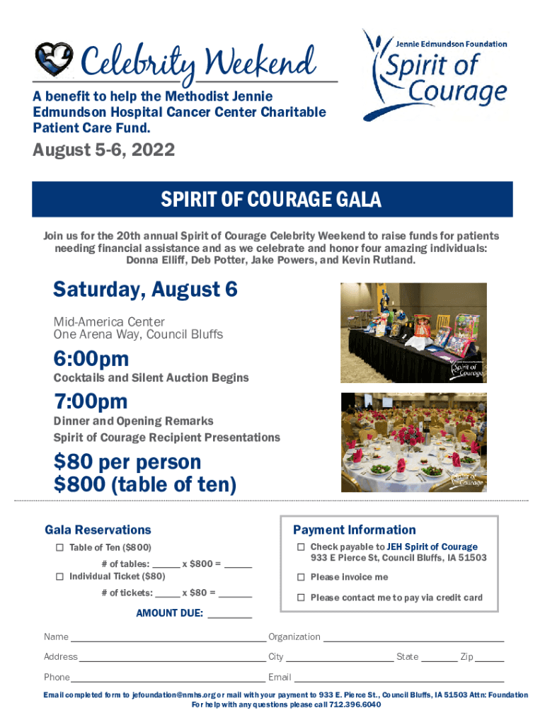Fillable Online Spirit of Courage Award Recipients Demonstrate Will To ...