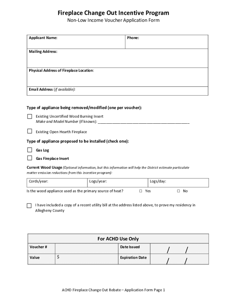 Fillable Online VOUCHER APPLICATION FORM Fax Email Print - pdfFiller