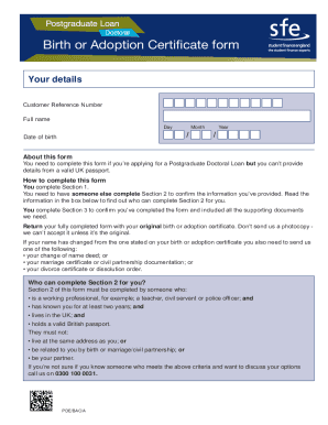 Fillable Online Adoption certificate application form Fax Email Print ...